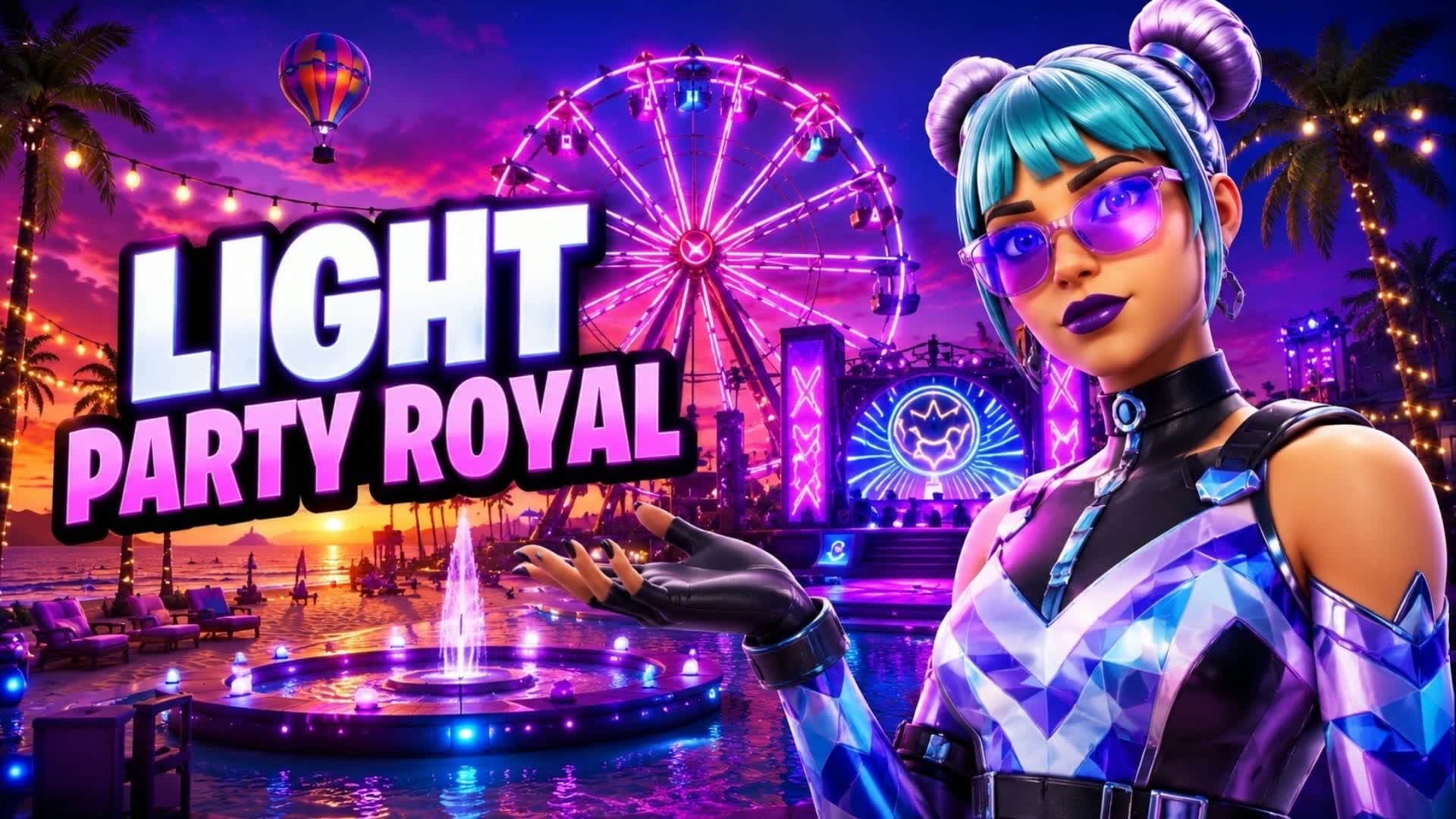 Light Party Royale (1876-7167-3484) by 6o6 - Fortnite Creative Map ...