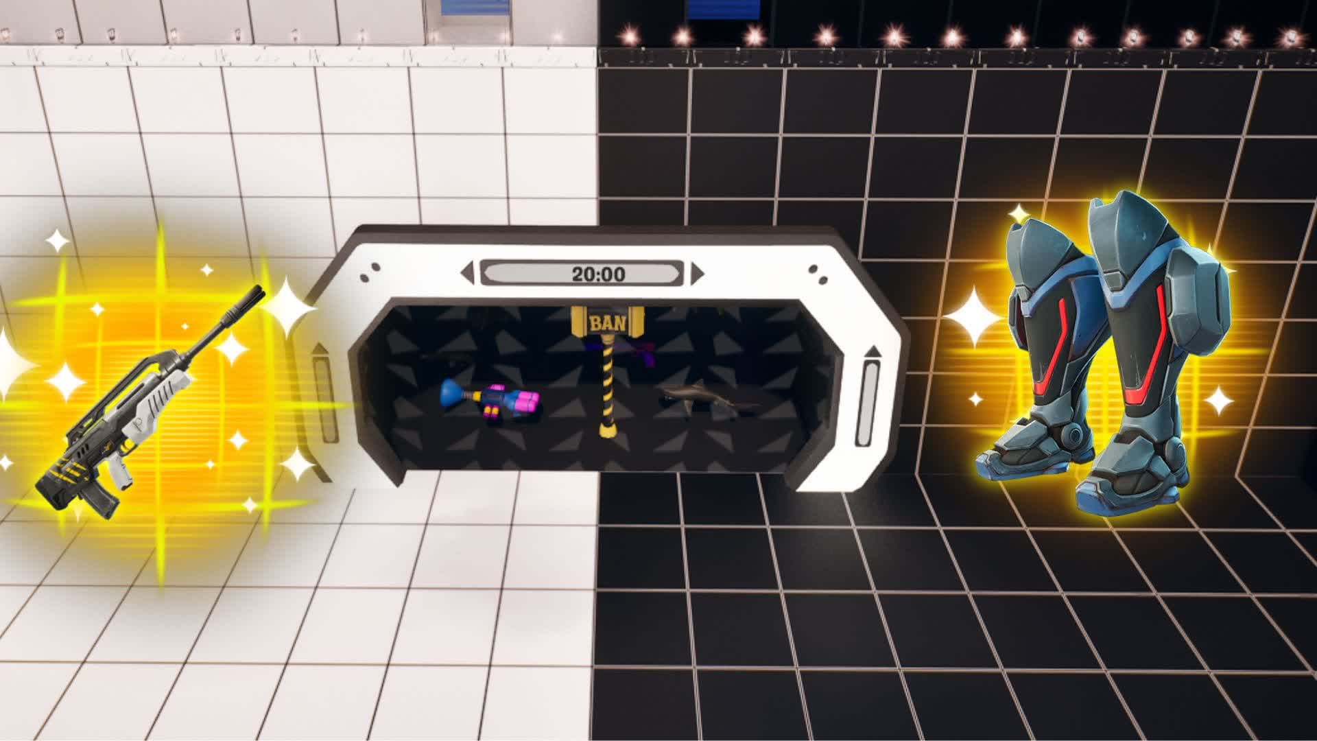 WHITE X BLACK NEW MAP (4908-9966-0849) by dalilaaraujo - Fortnite ...